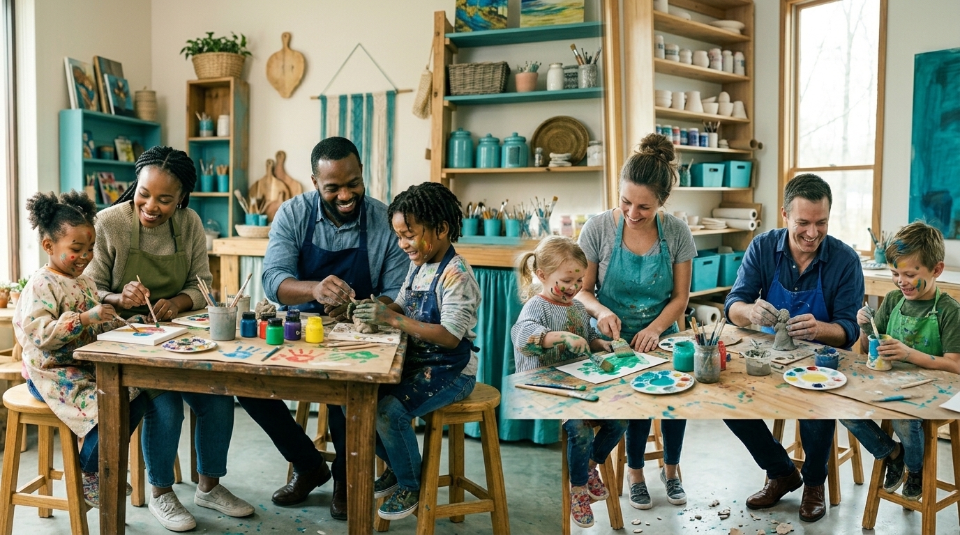 Artsy Craftsy at Break The Moldz | Creative Craft Hub on McDonough Square